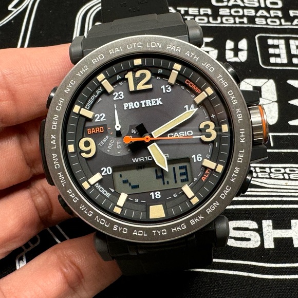 Casio | Accessories | Casio Protrek Watch Pre Owned Great Condition ...